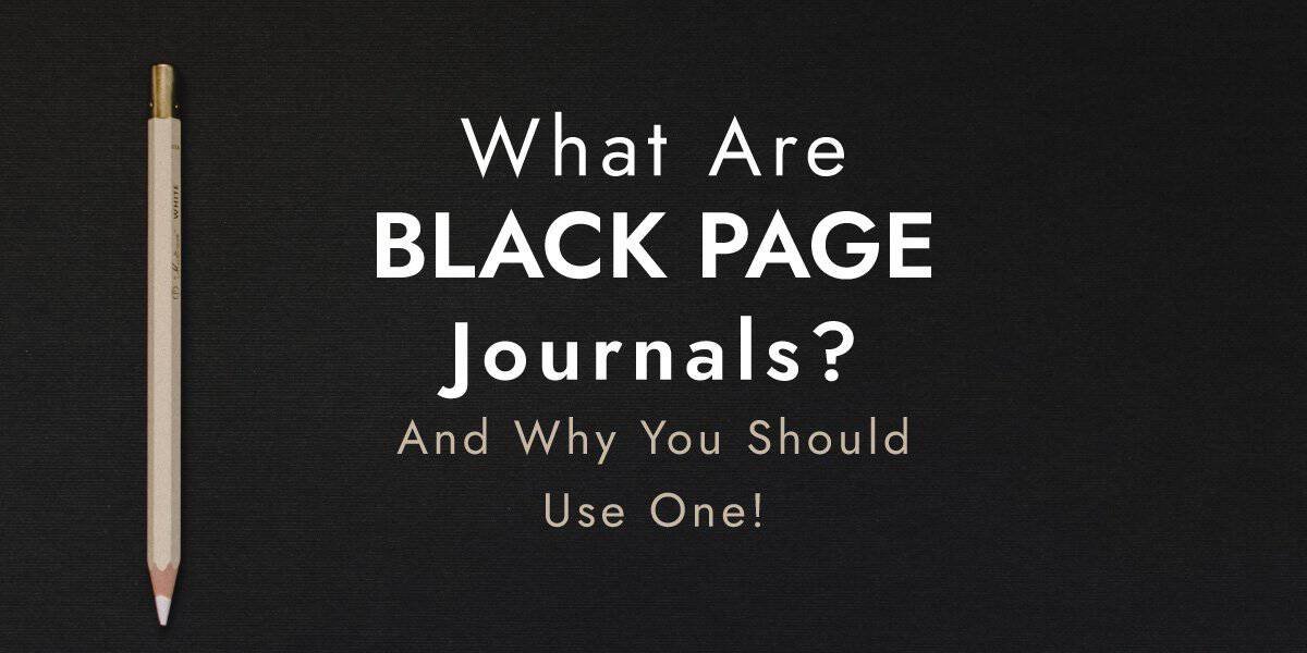 What Are Black Paper Journals and Why You Should Use One - Cute ...